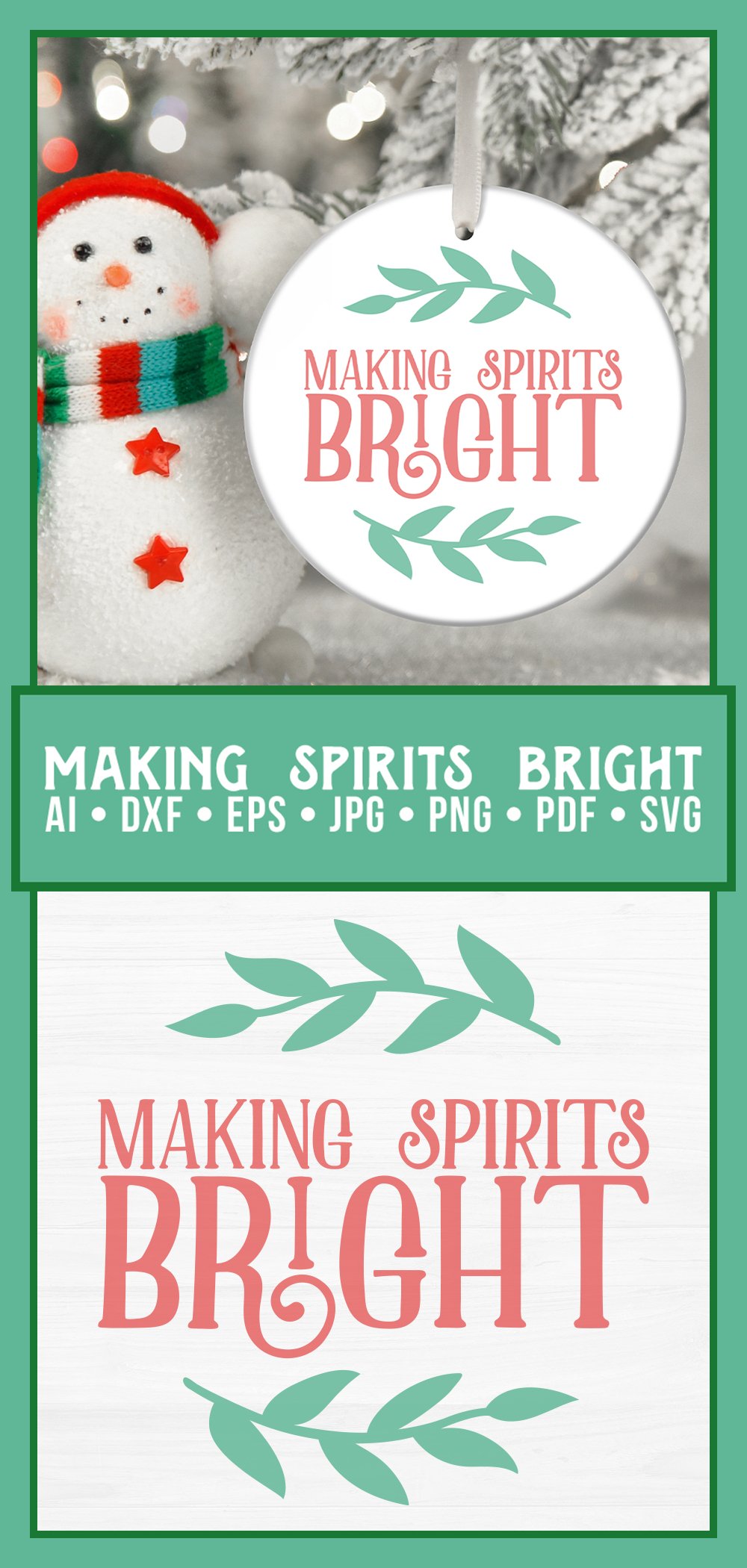 Making Spirits Bright SVG