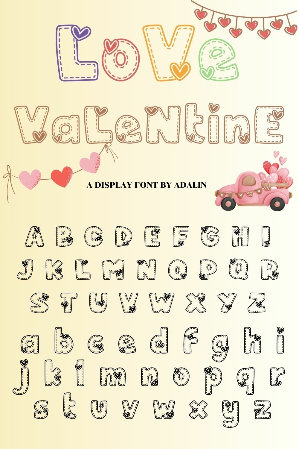 Love Valentine - Display font