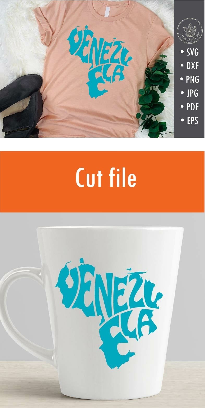 Venezuela Cut File | Lettering Word Art