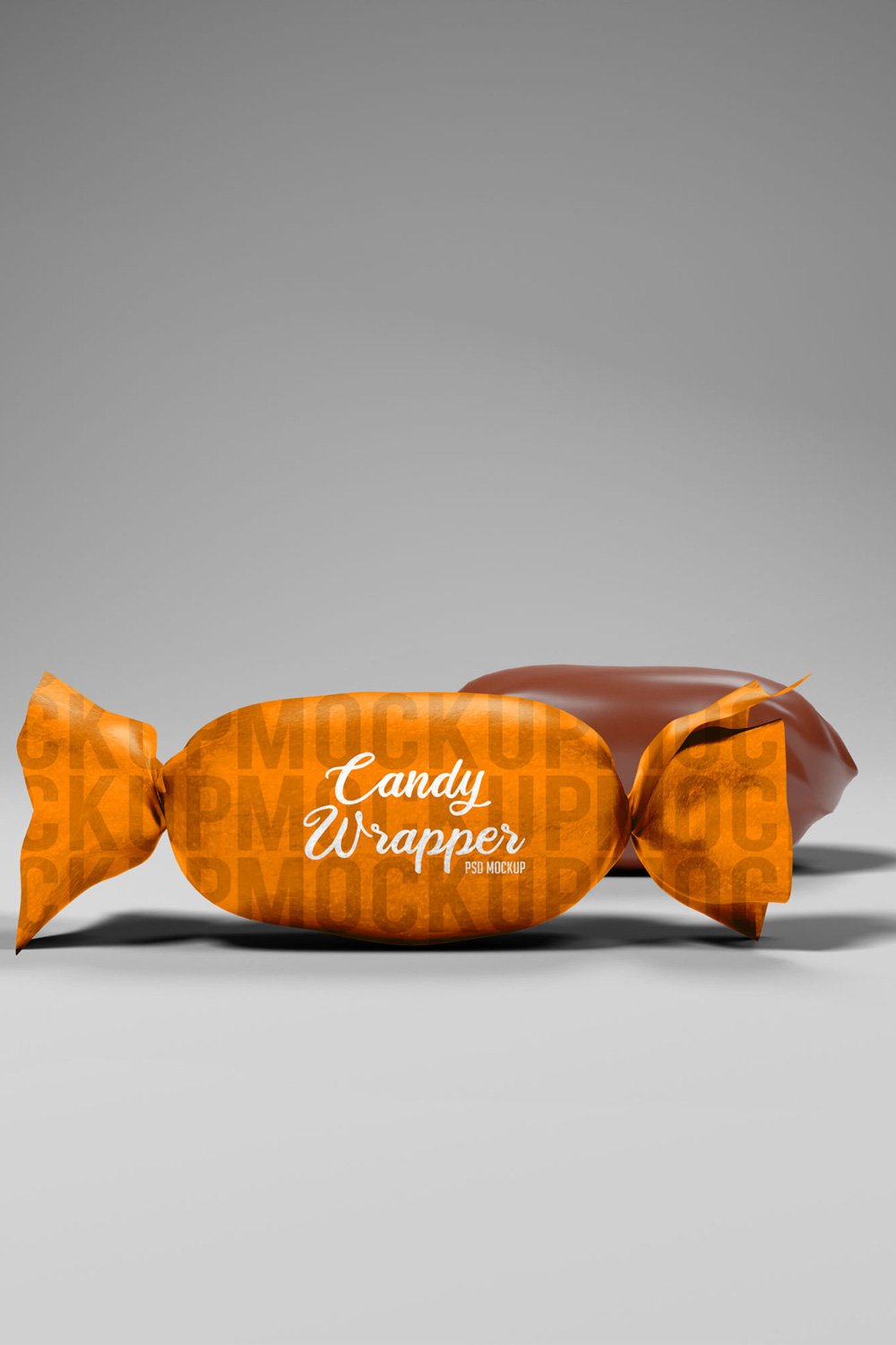 Chocolate Candy Toffee Wrapper Mockup