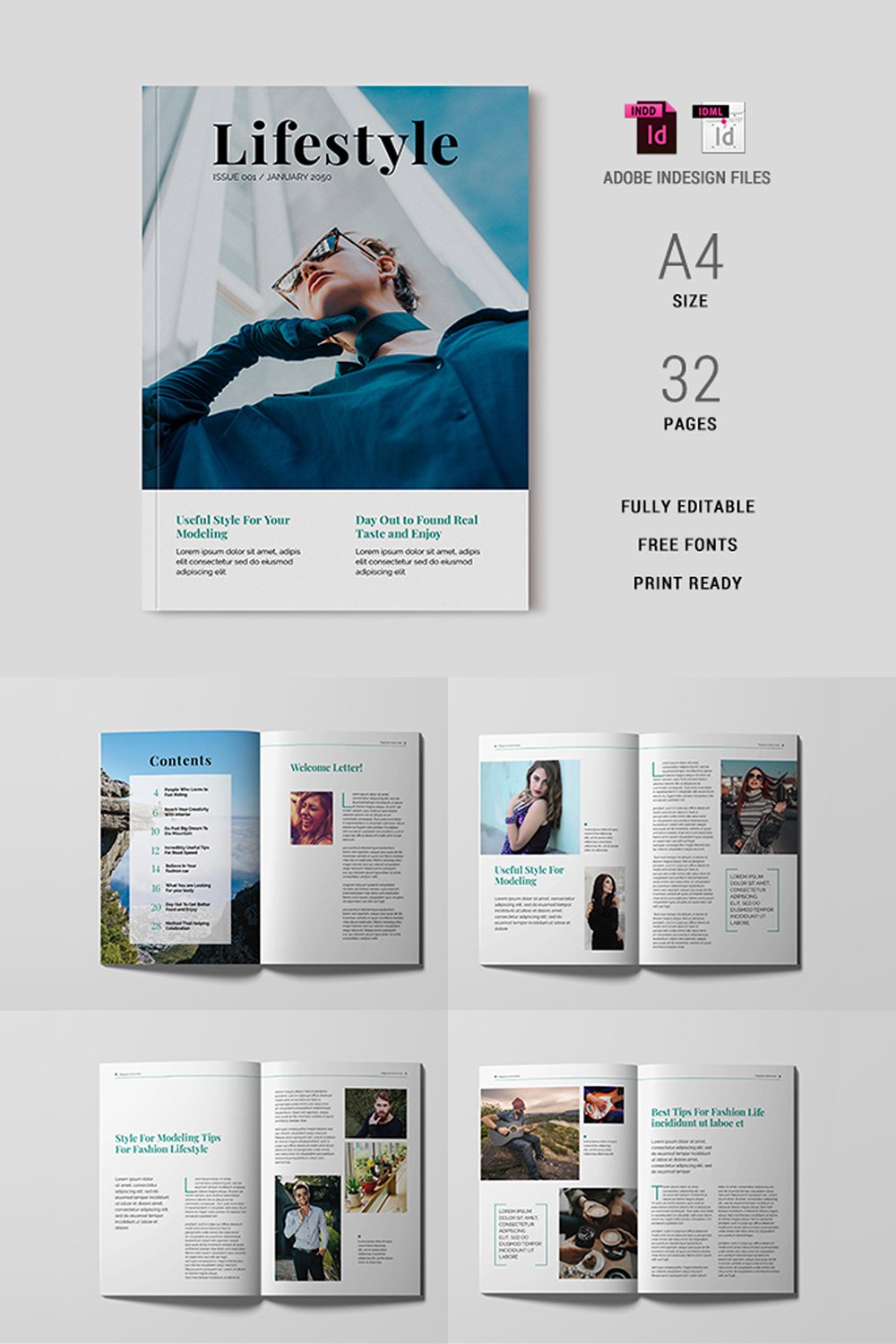Lifestyle Magazine Template (2753892)
