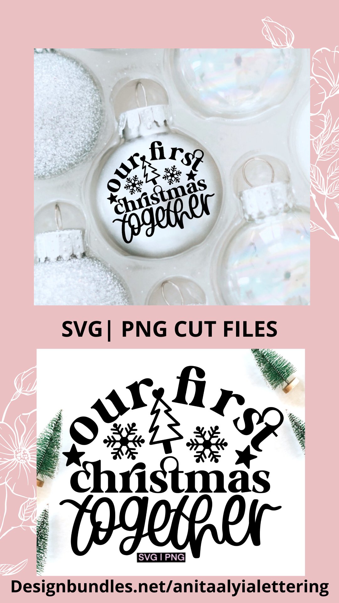 Our first christmas together SVG | First Christmas SVG