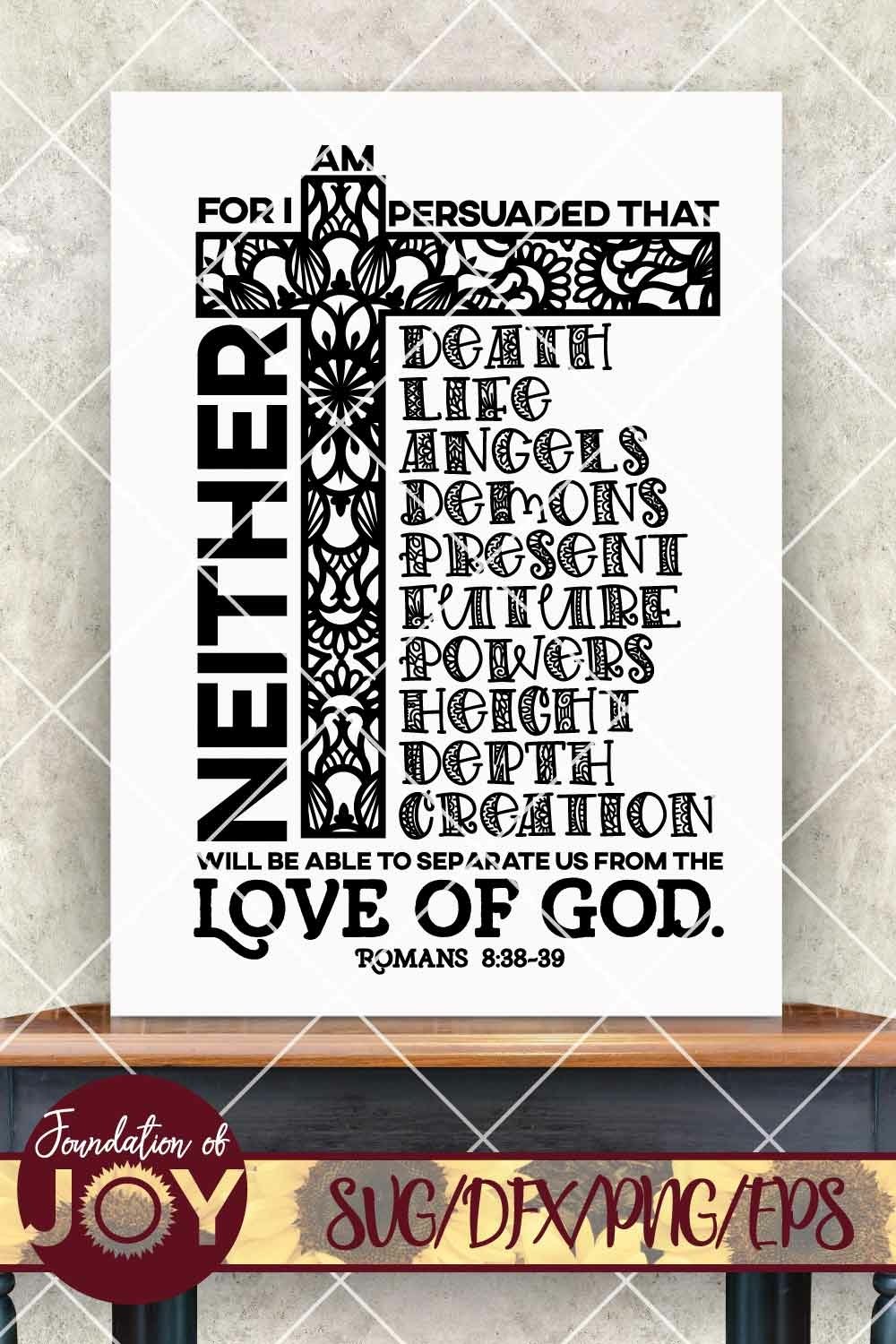 Bible Verse svg, Mandala Cross svg, Scripture svg, Christian