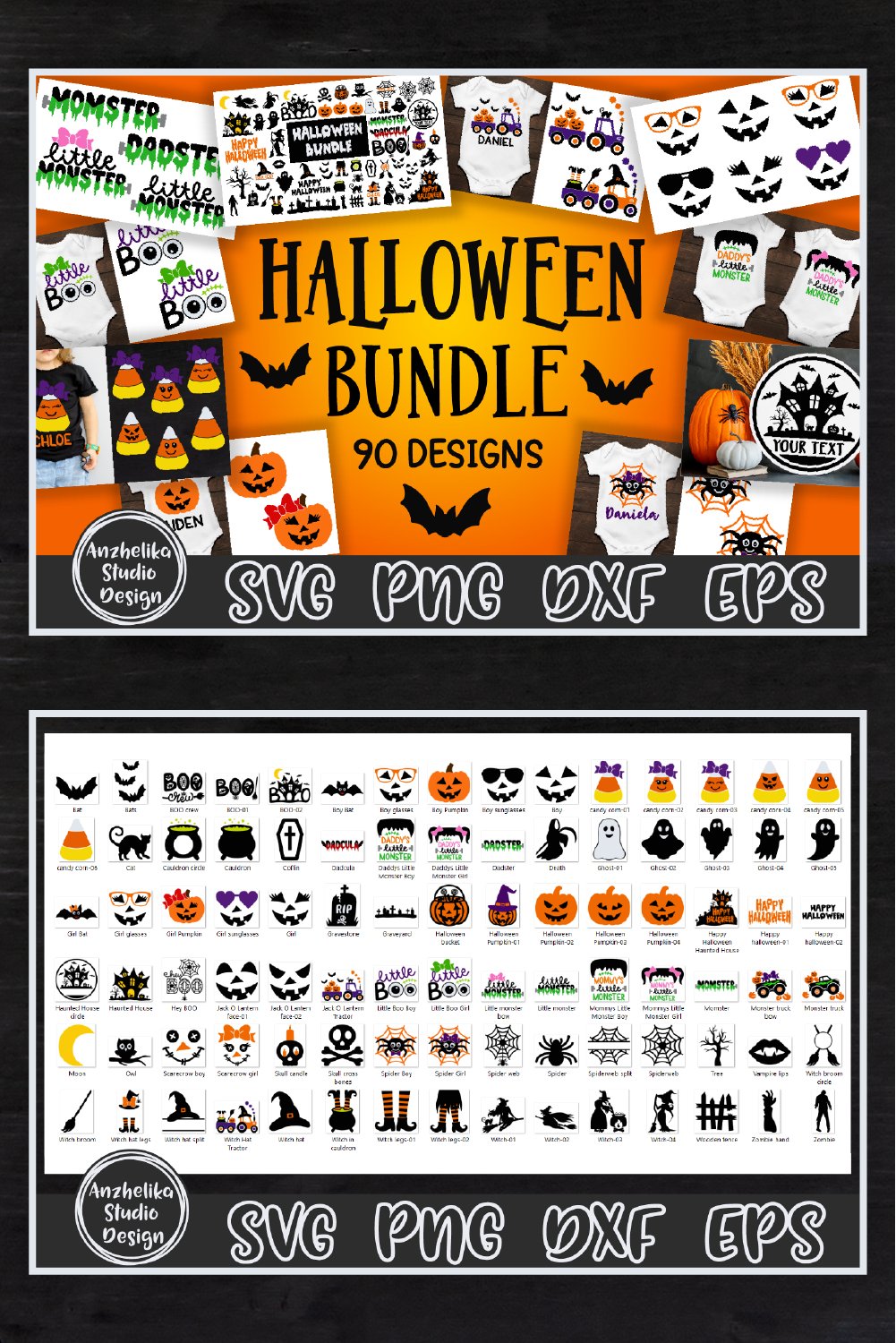 Halloween Bundle 90 designs SVG | Mega Halloween SVG Bundle