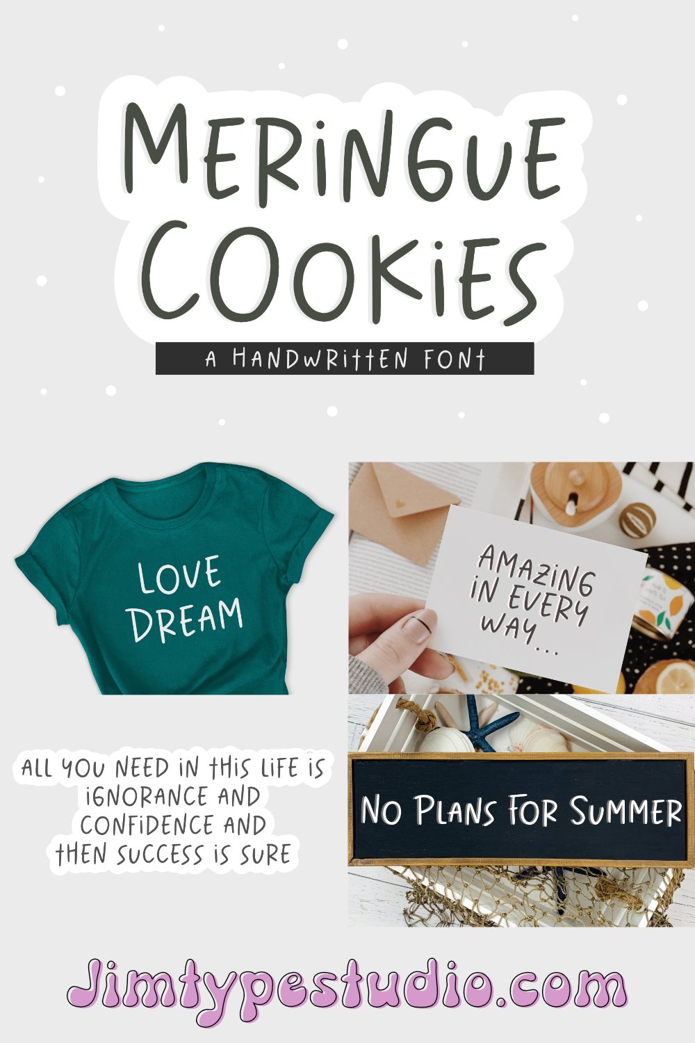 Meringue Cookies Handwritten Font