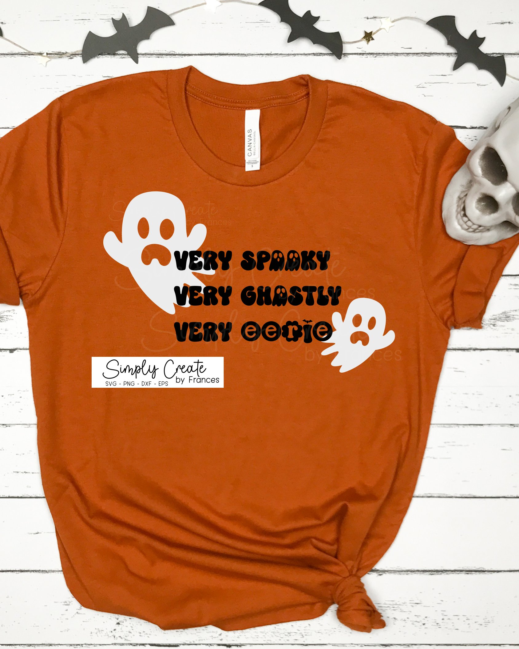 Very Spooky Ghostly Eerie SVG, Spooky Season, Ghost SVGs