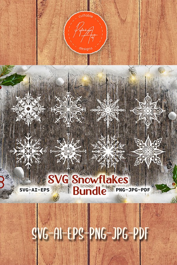 Christmas SVG Bundle, Snowflakes SVG, Mandala SVG