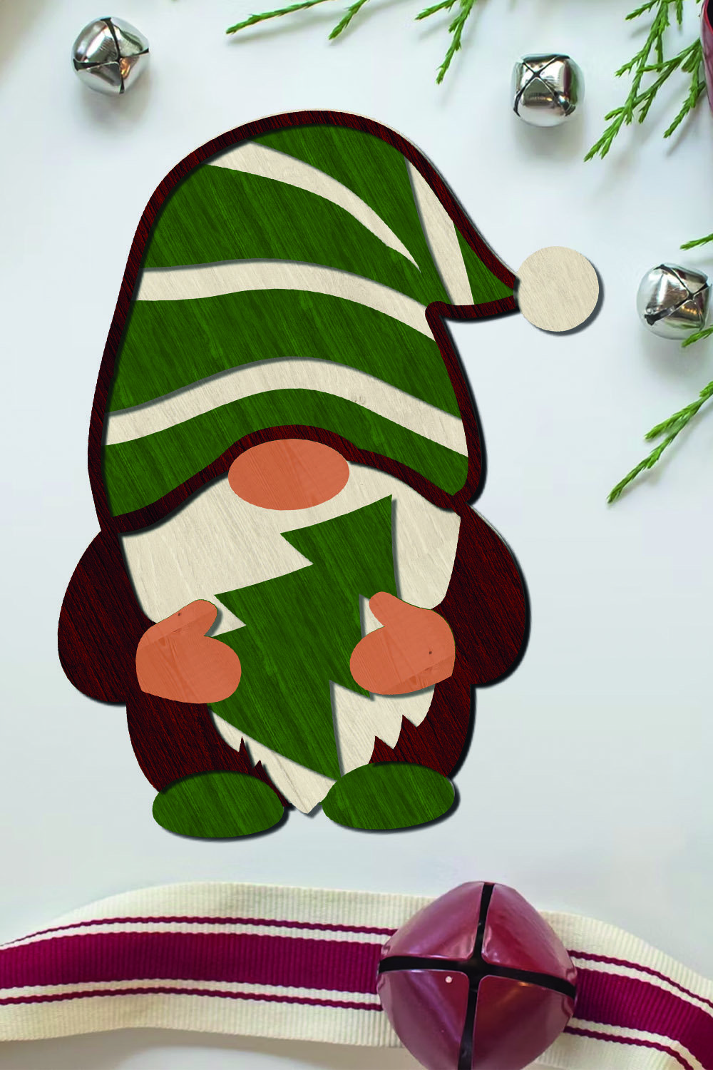 Christmas Gnome Decoration, Craft Template