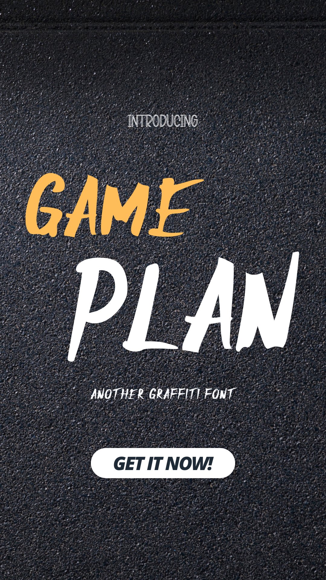 Game Plan Graffiti Font