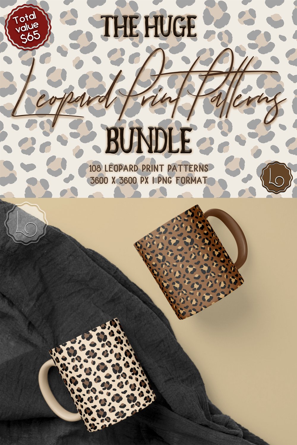 The Huge Leopard Print Patterns Bundle