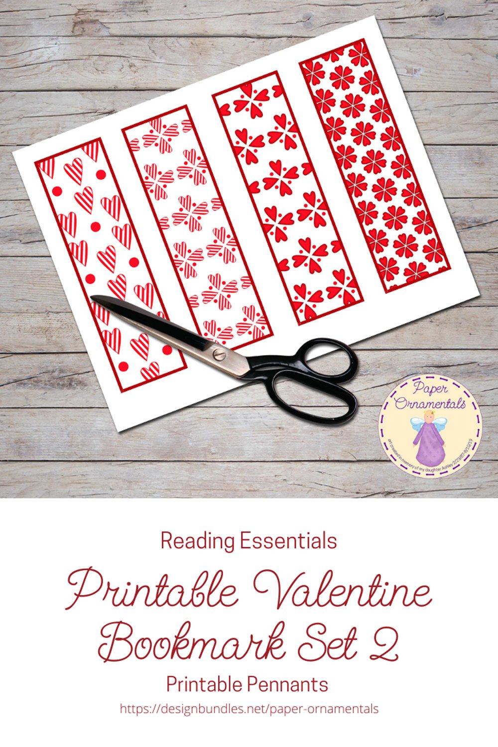 Bookmark, Printable Bookmark Set, Love Boho Rainbow Bookmark