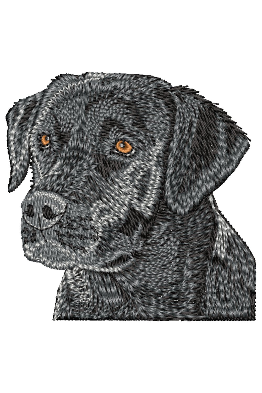 Labrador Retriever machine embroidery file