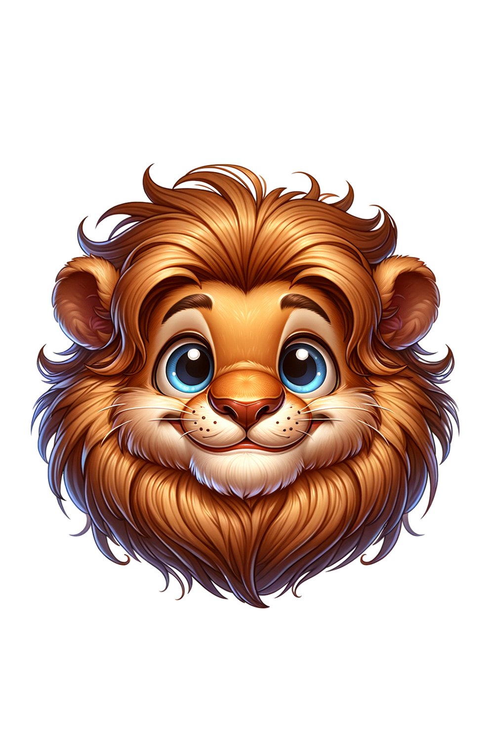 Funny Quirky Lion Clipart Sublimation PNG (3653483)