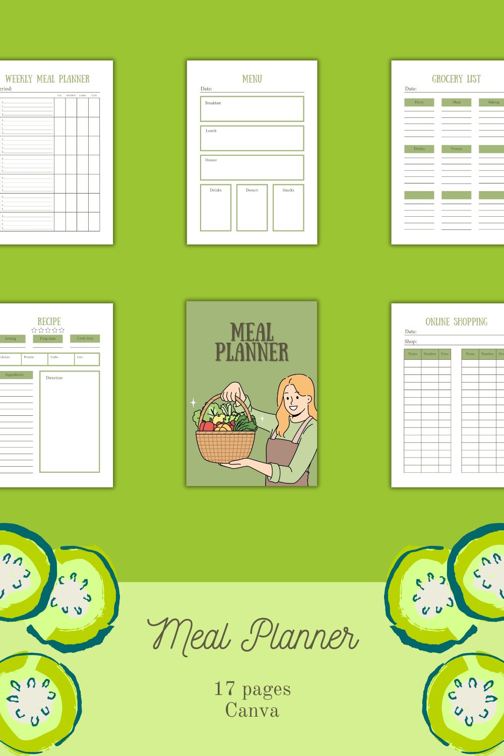 Meal Canva Planner