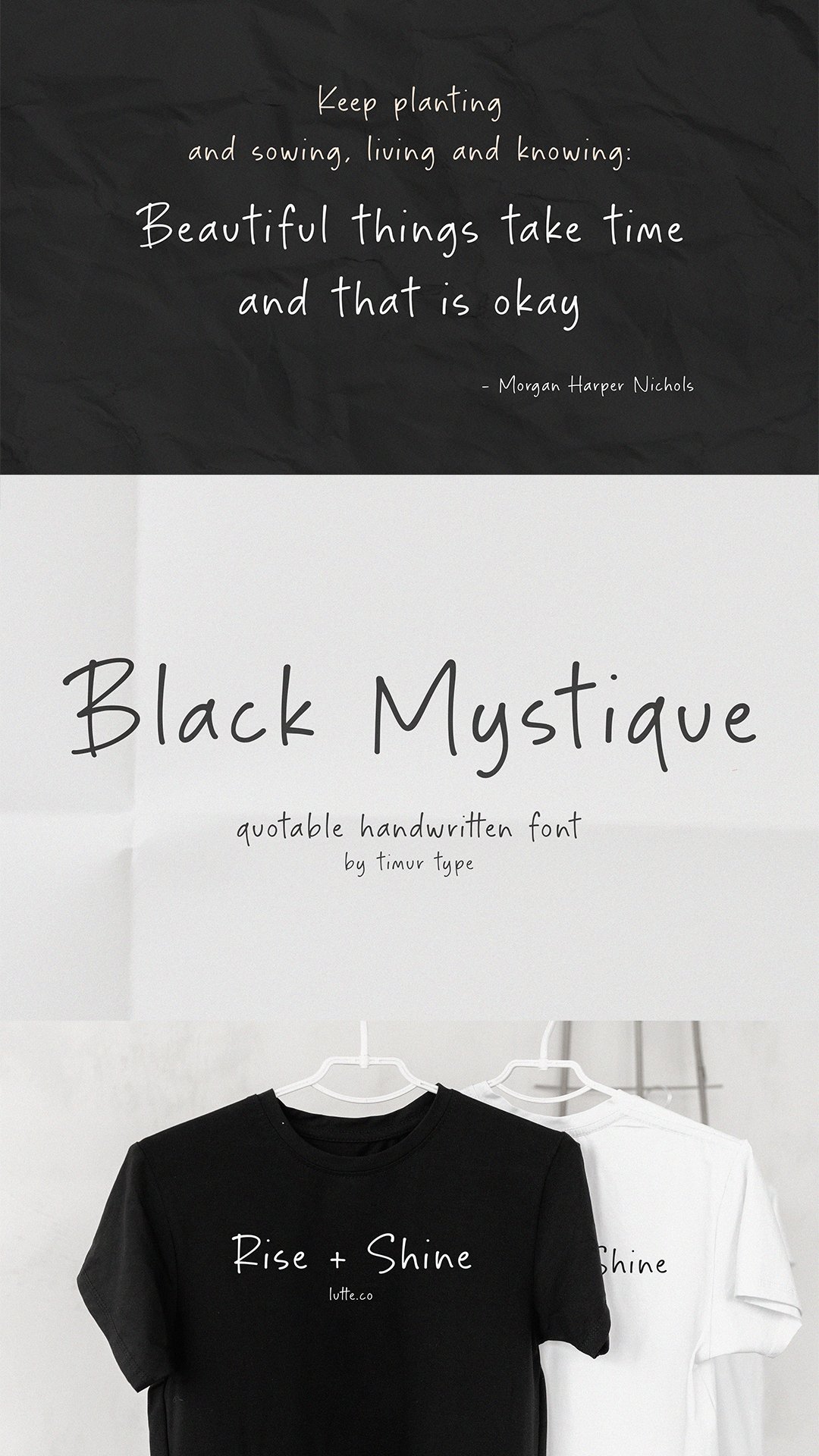 Black Mystique- A Handwritten font