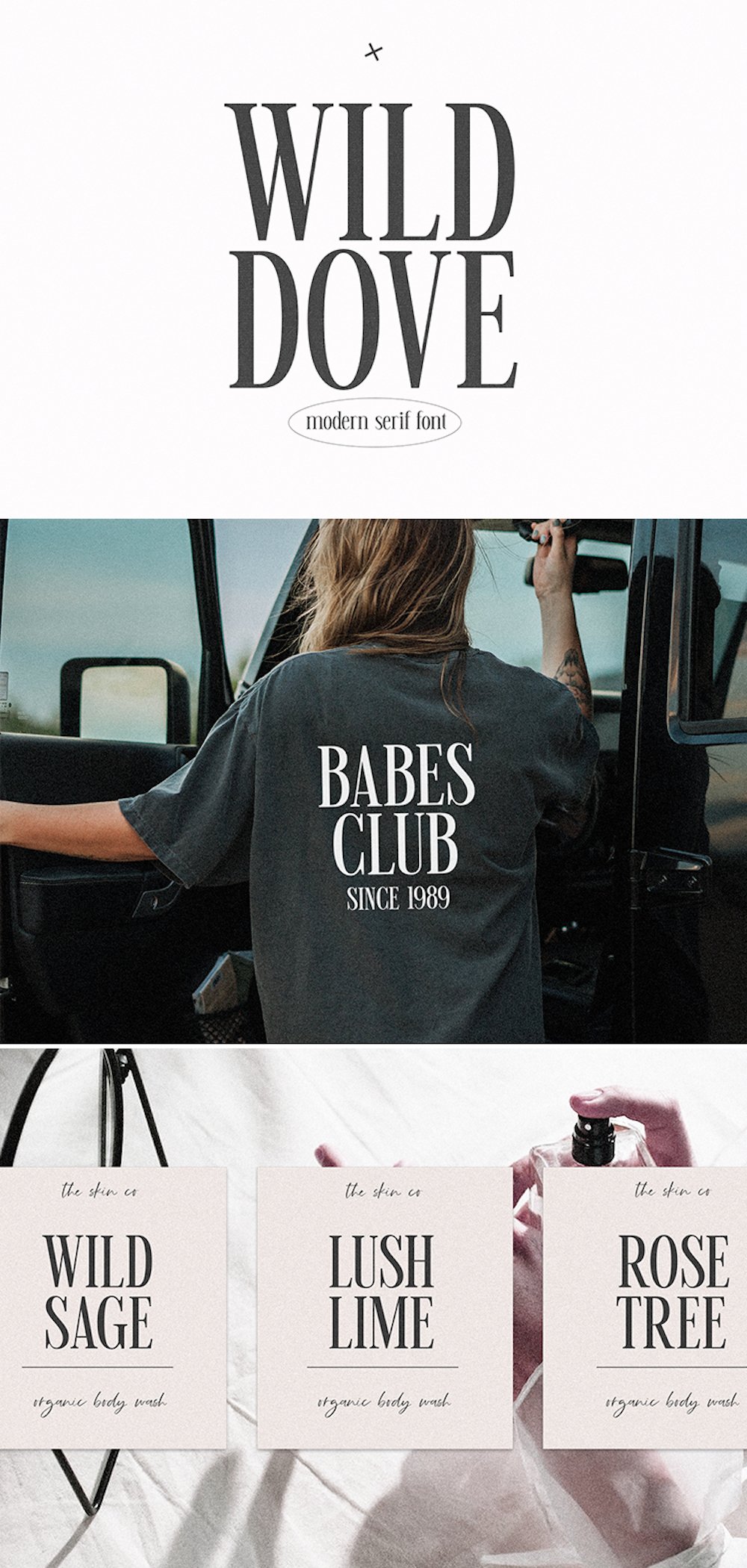 Wild Dove | Modern Serif Font