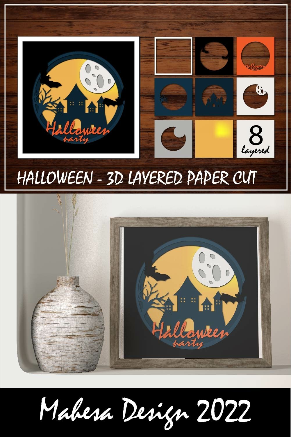 Halloween - 3D Layered Paper Cut (2089092)