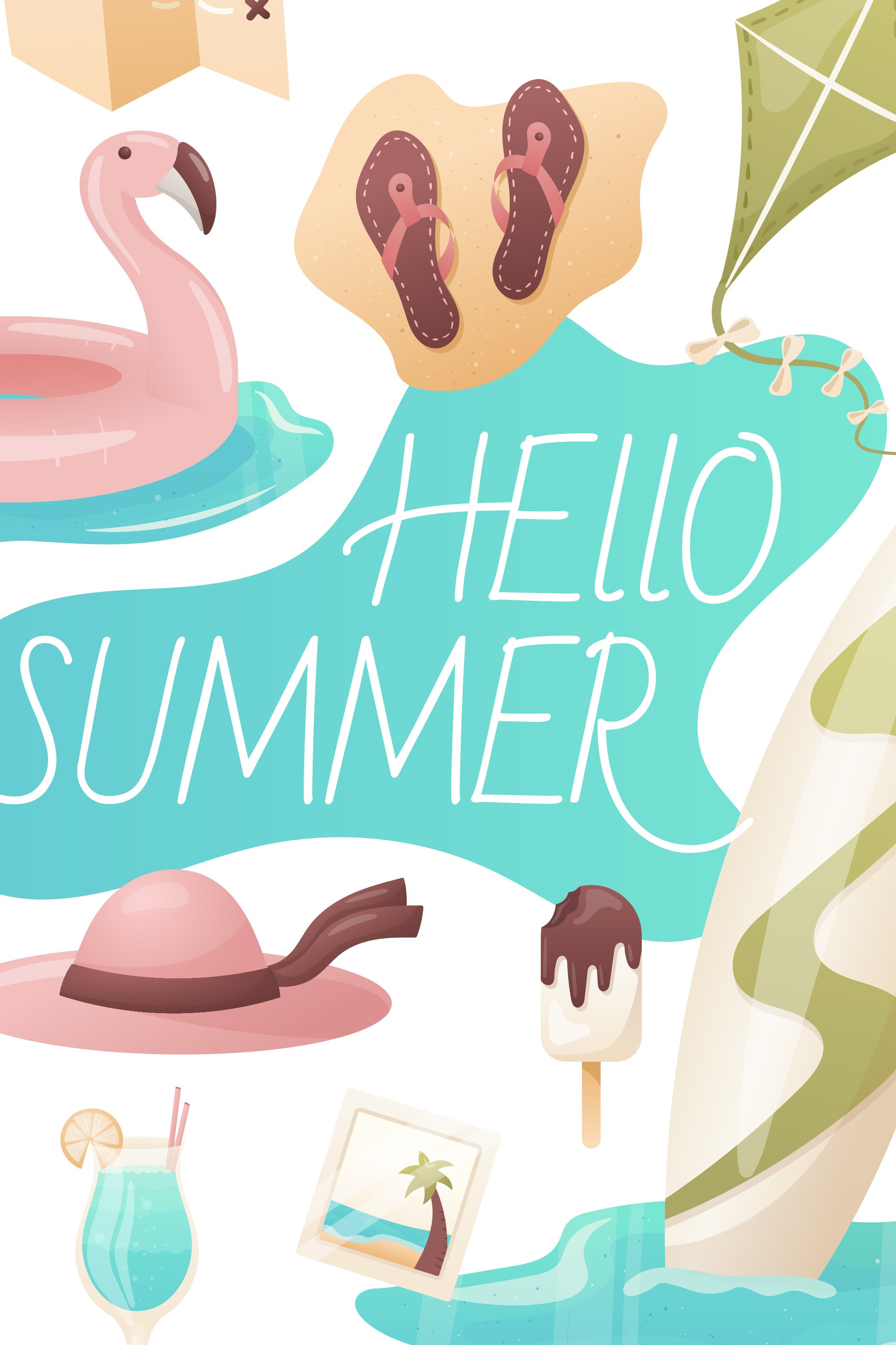 10 Summer Cartoon Elements