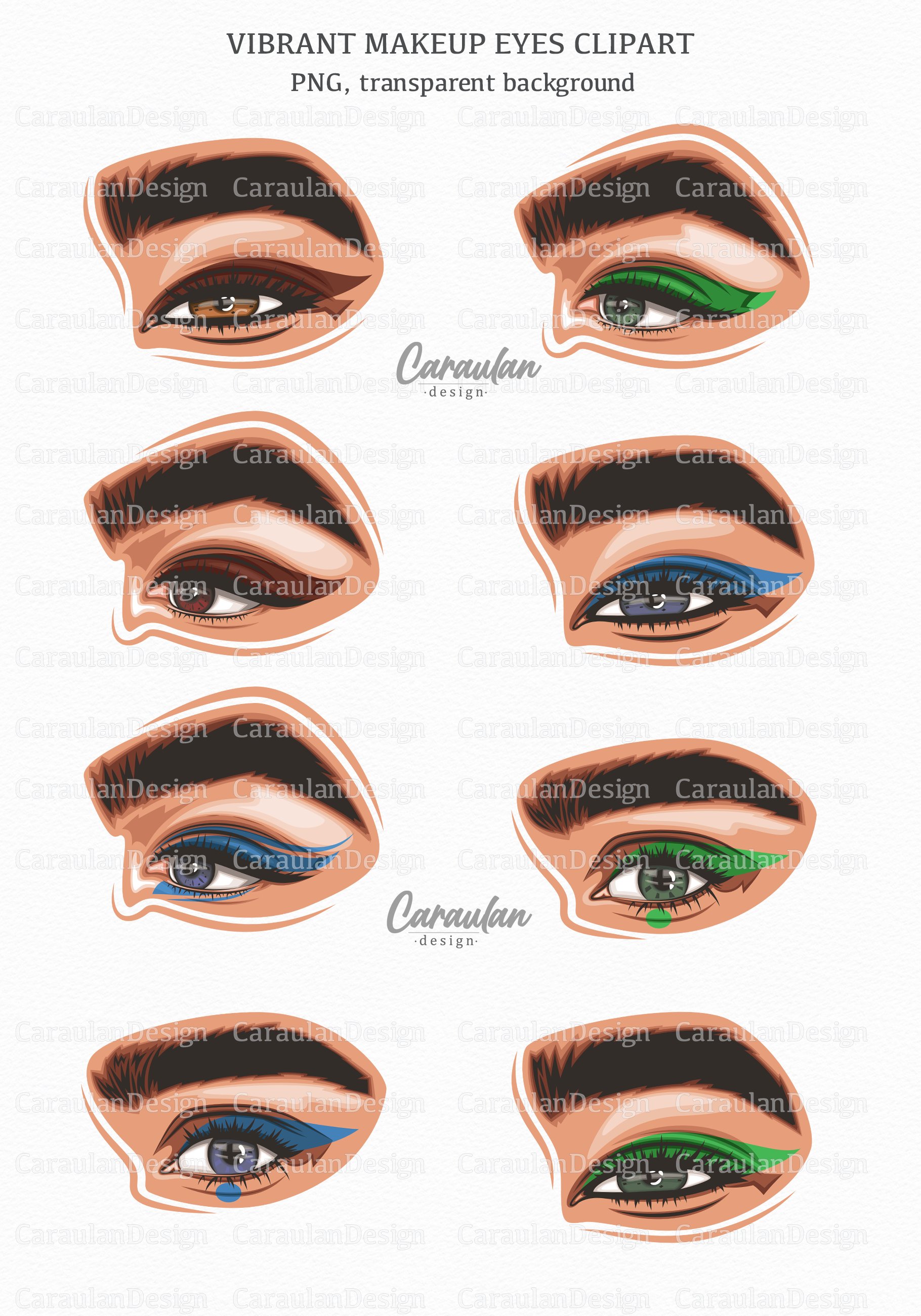 Makeup clipart, women Eye with make up, eye (3326013)
