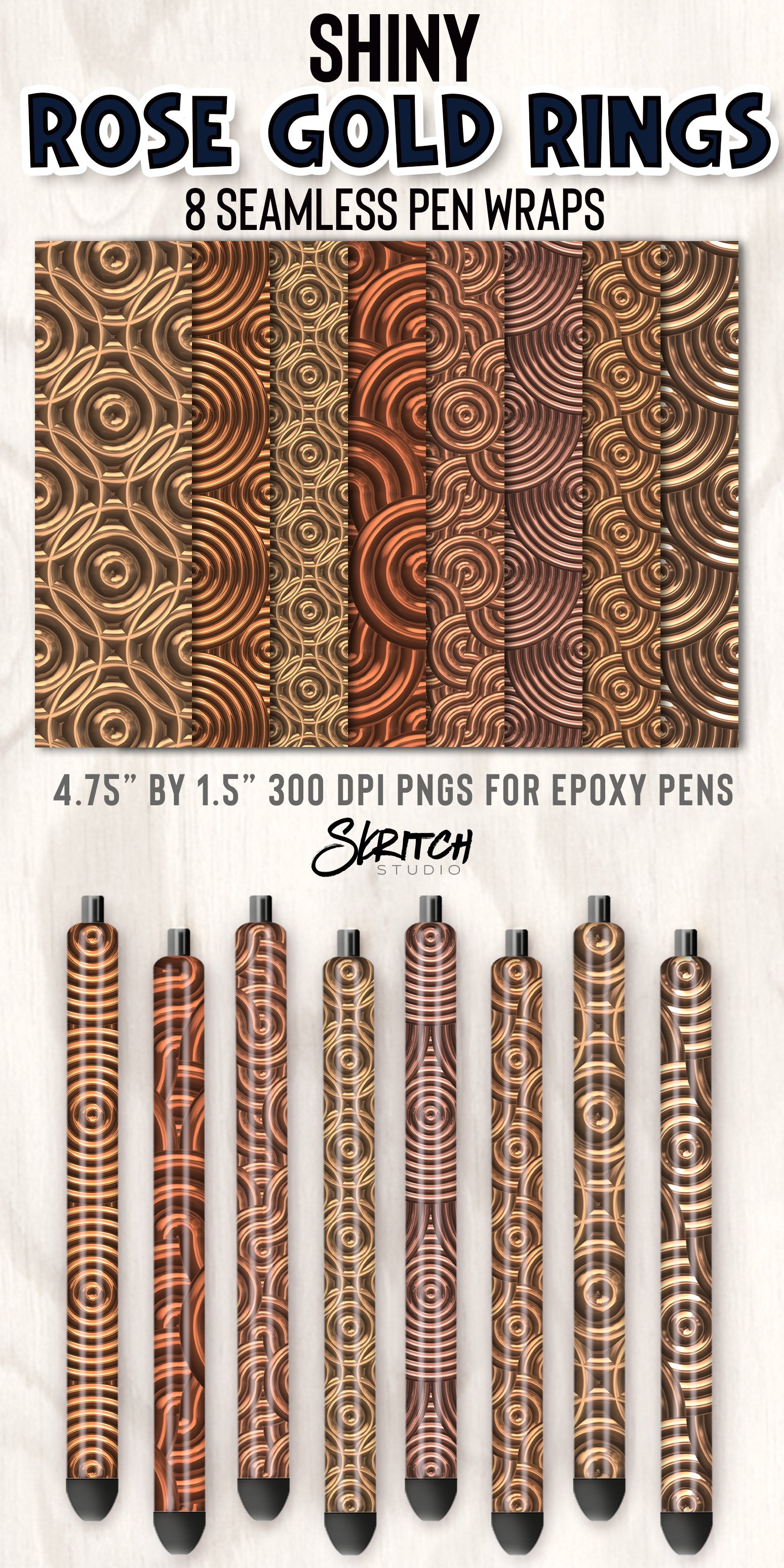 Seamless Wrap for Crafting Epoxy Pens - Digital Download