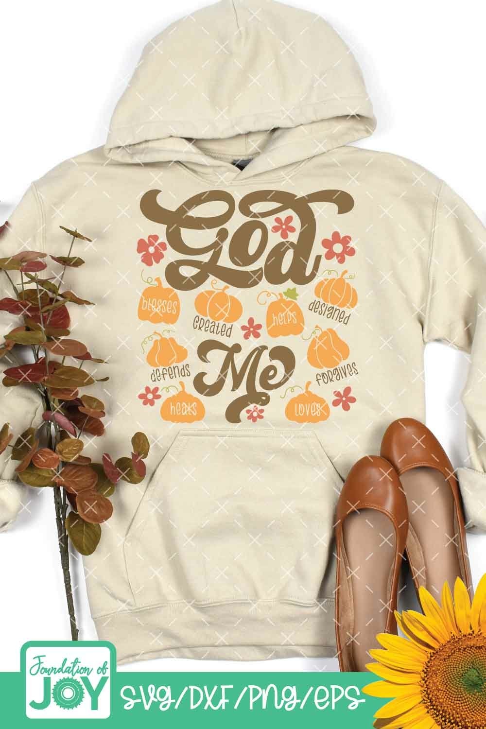 Fall Christian Design, Pumpkin Svg, Retro Fall Svg
