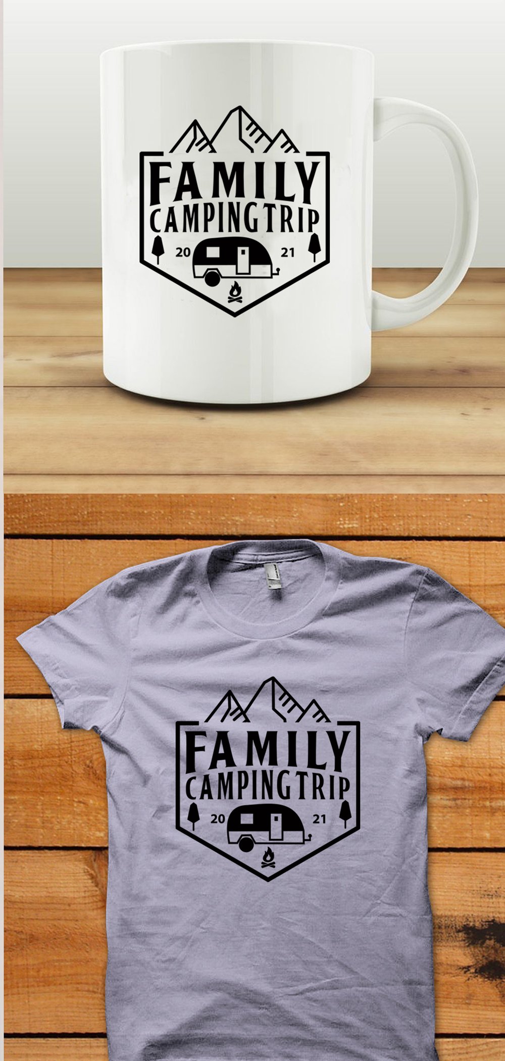 family camping adventure svg bundle