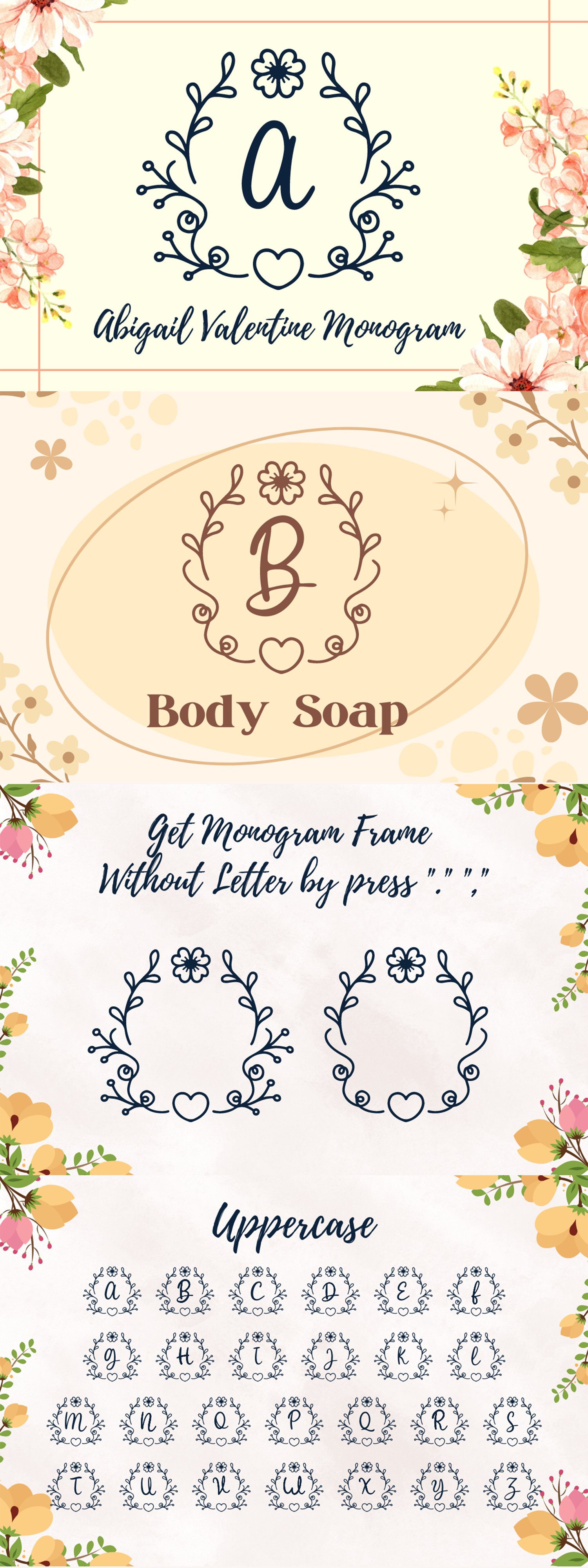 Abigail Valentine Monogram