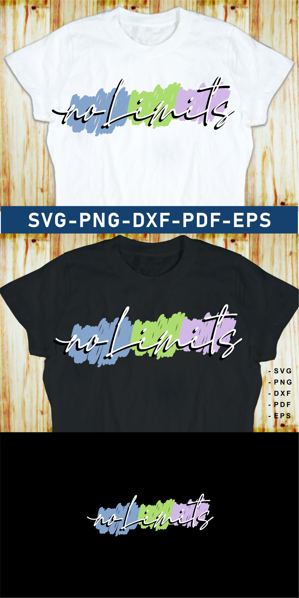 No Limits, Gym SVG, Fitness Motivational Quotes Shirt Design