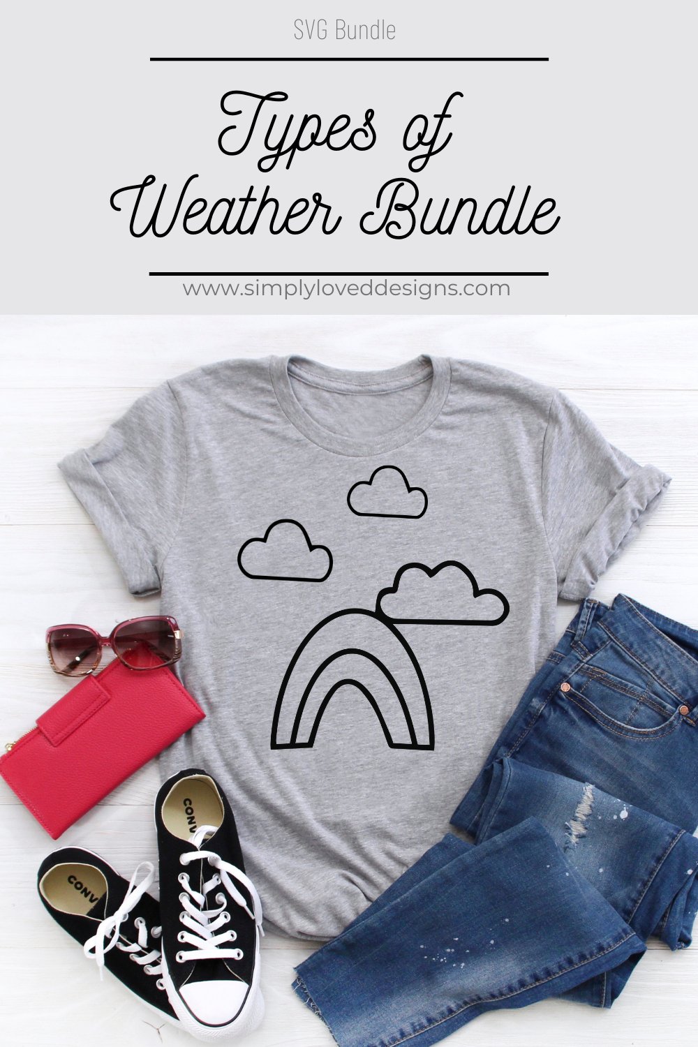 Weather Elements SVG Bundle: 17 Hand drawn illustrations