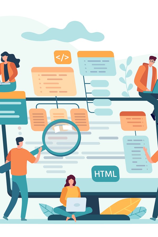 Program development team. Web or software developers, progra