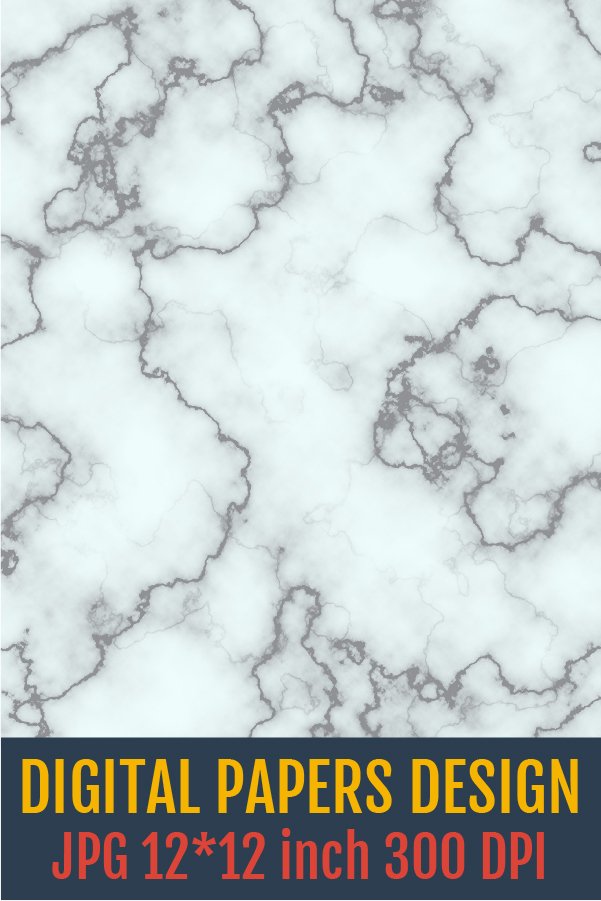 Digital Papers Ultimate Gray Marble (1191021)