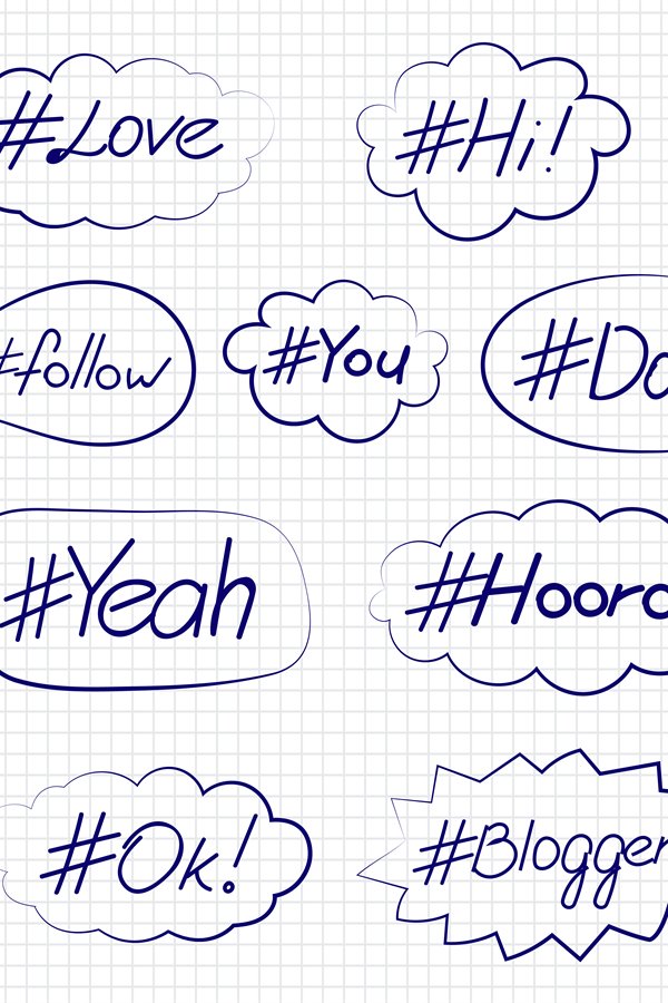 Pen hash tags