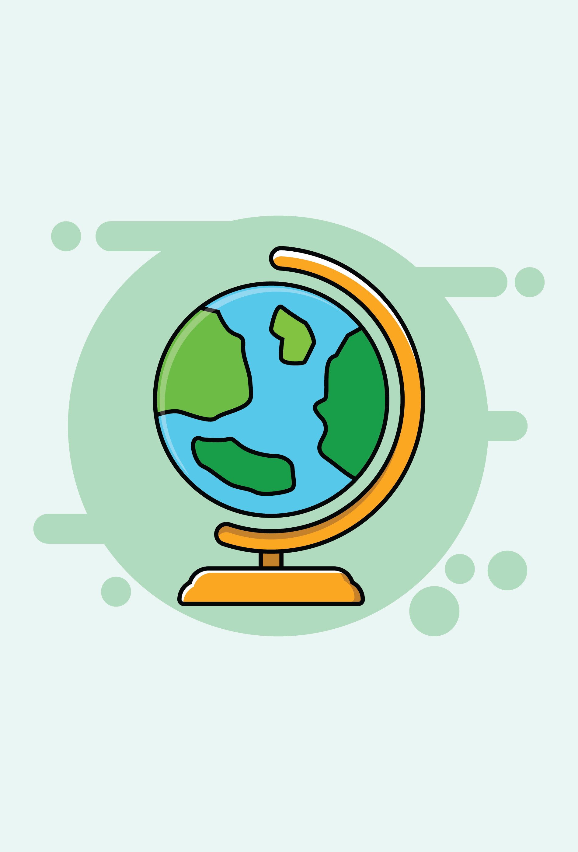 Globe Vector and cartoon (2215153)