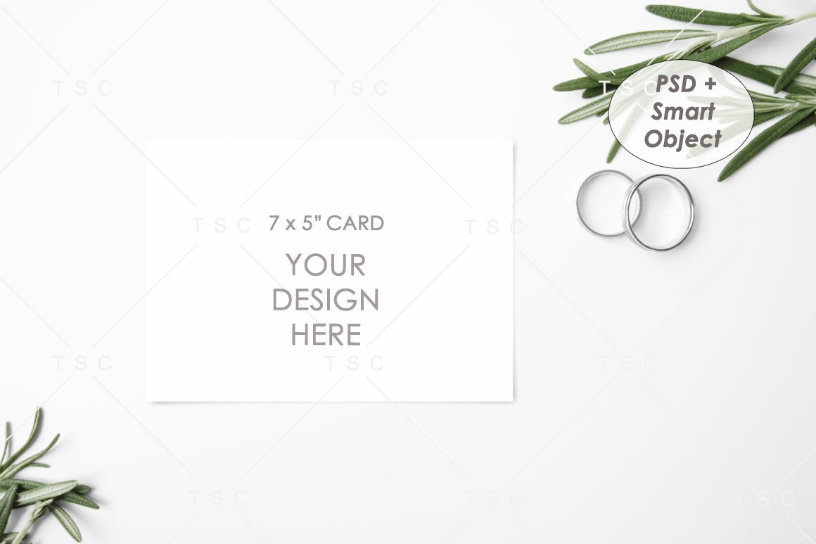 7" x 5" Card Mockup (924276)