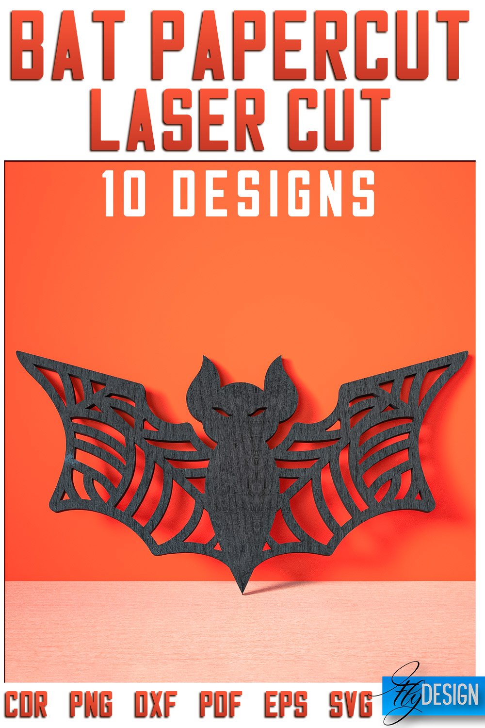 Bat Papercut SVG | Halloween SVG Design | Paper (2680959)