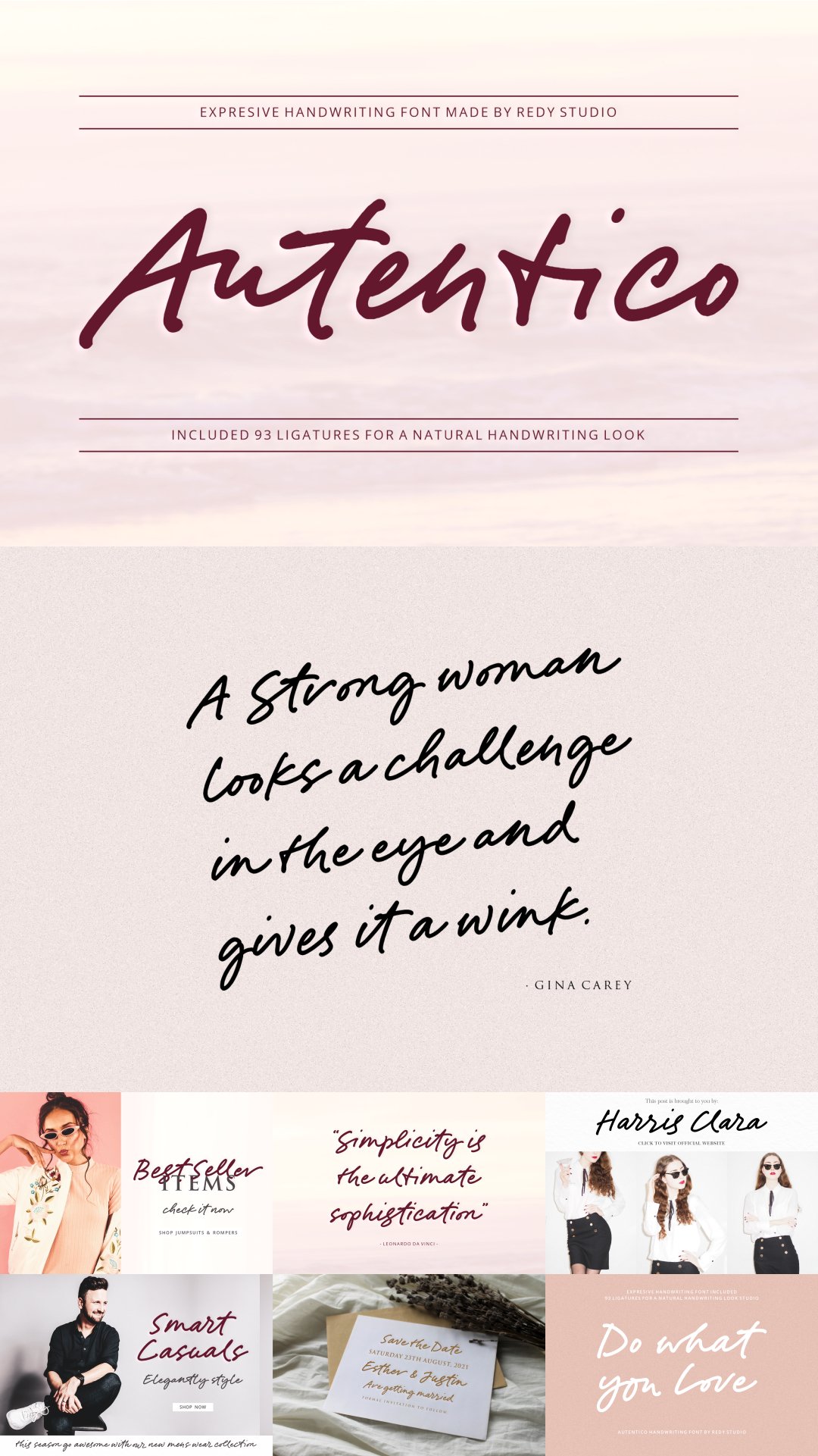 Autentico // Realistic Handwriting Font