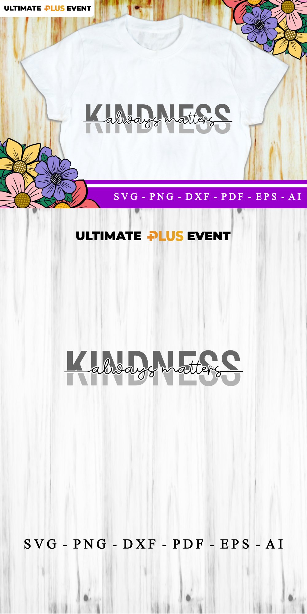Kindness Always Matters SVG, Kindness Quote, Positive Quotes