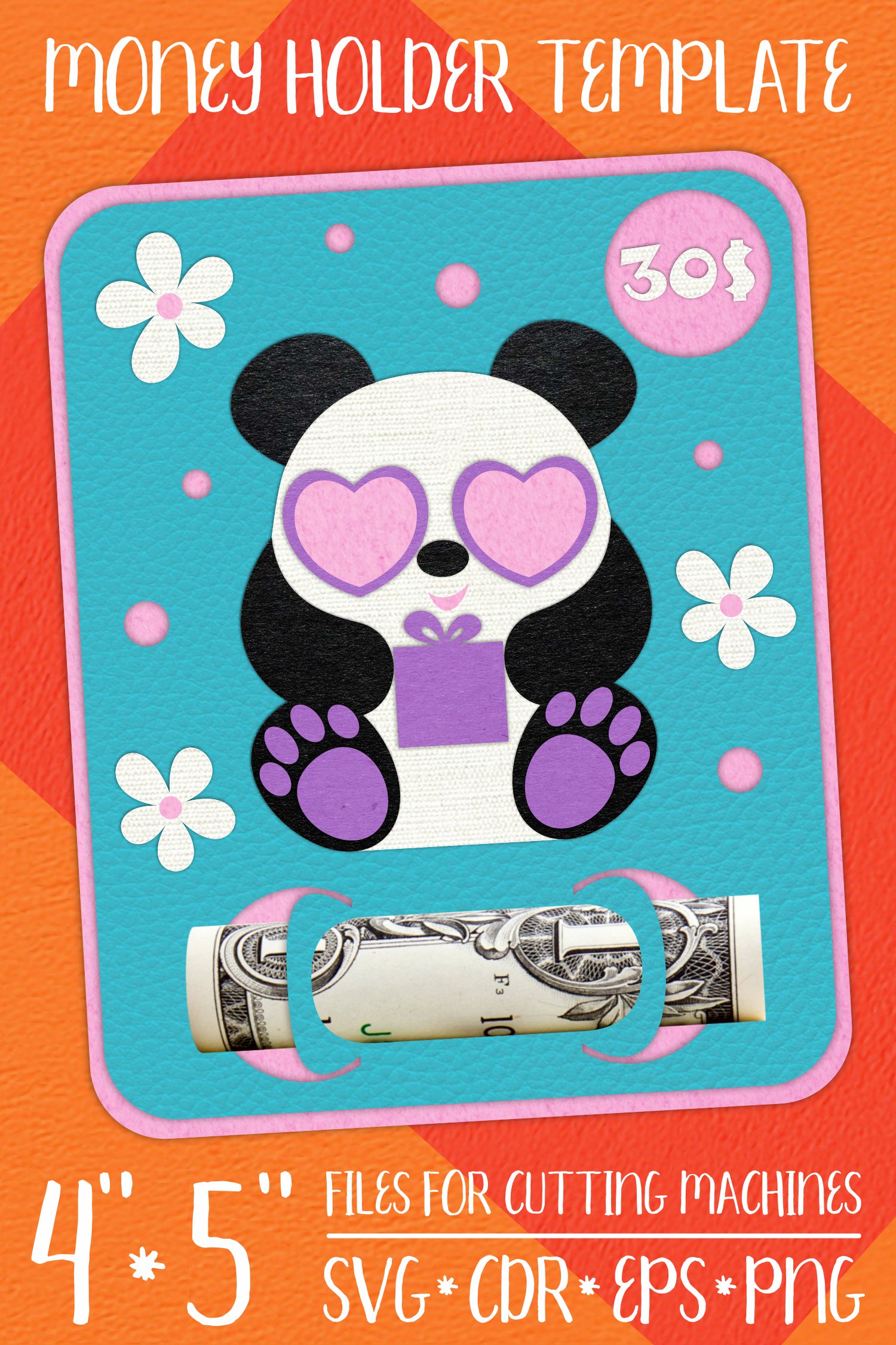 Panda Birthday Card | Money Holder Template