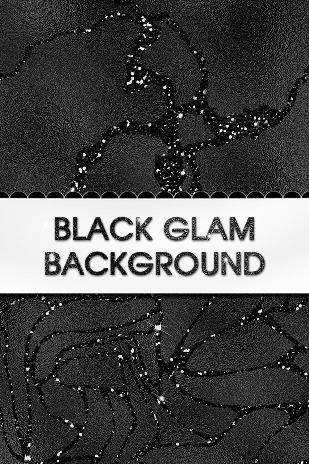 Luxury Glam Black Digital Paper, seamless tiger cheetah