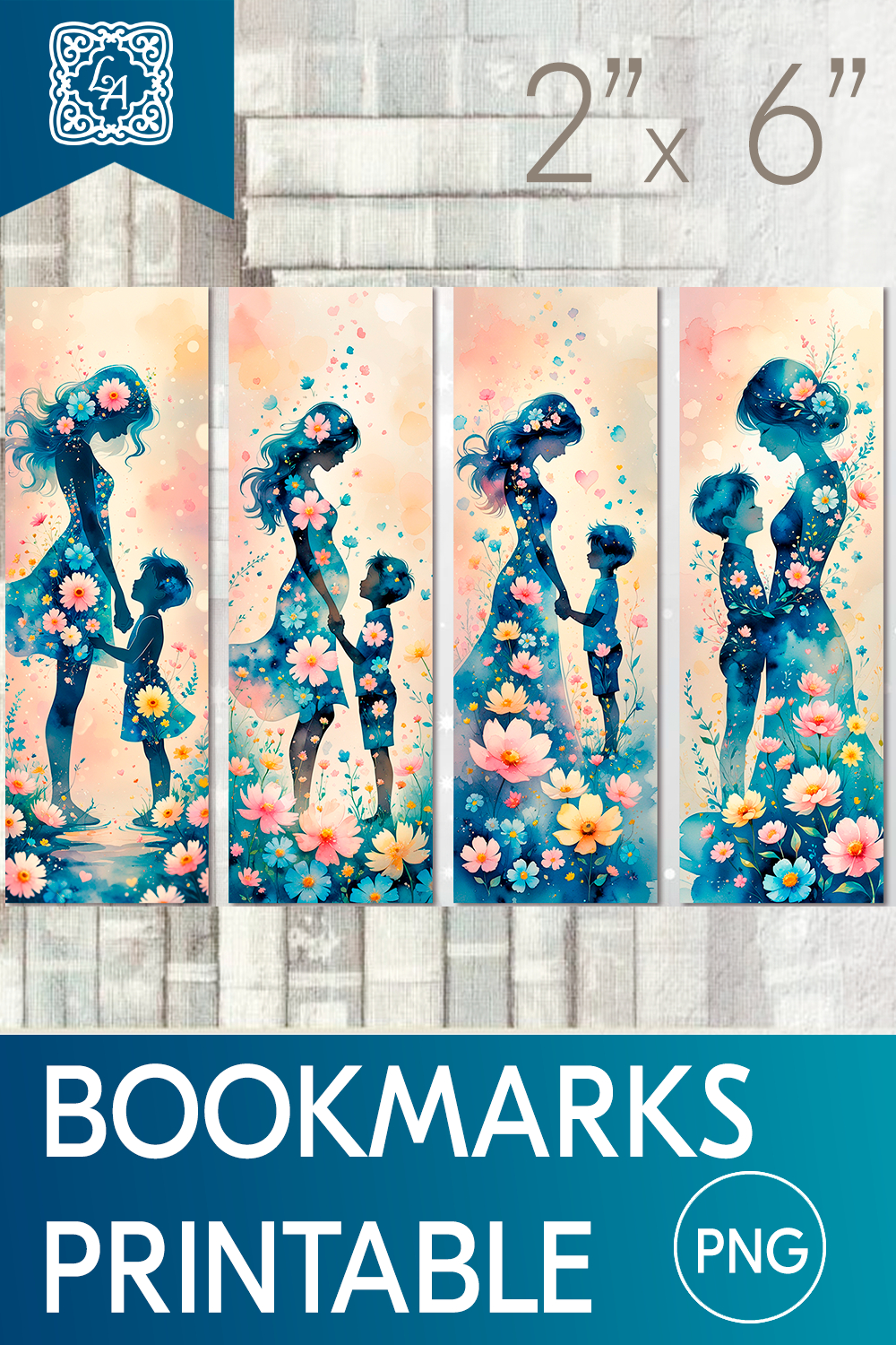 Mother & Baby Printable Bookmark