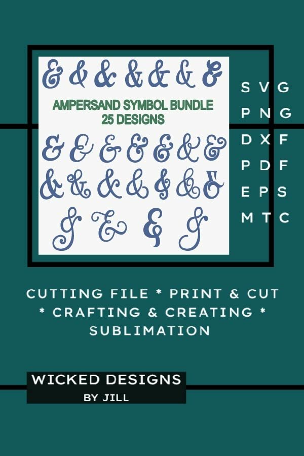 Ampersand Symbol Bundle of 22 SVG Cut File Bundle