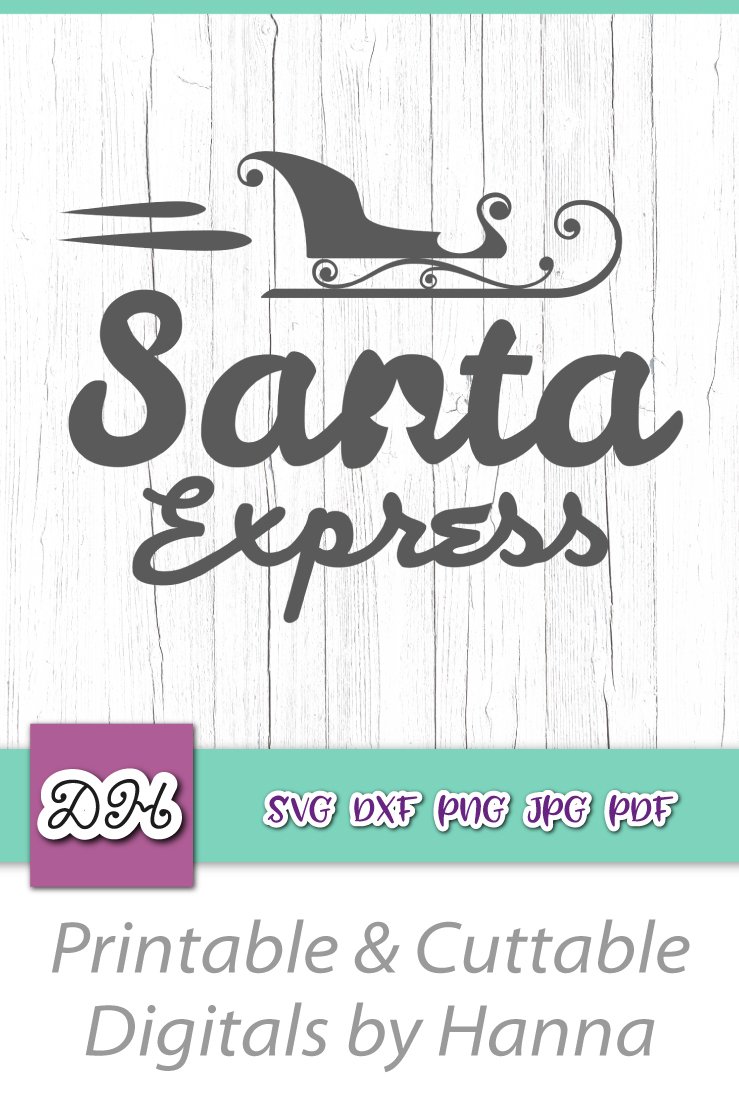 Santa Express Merry Christmas Sign