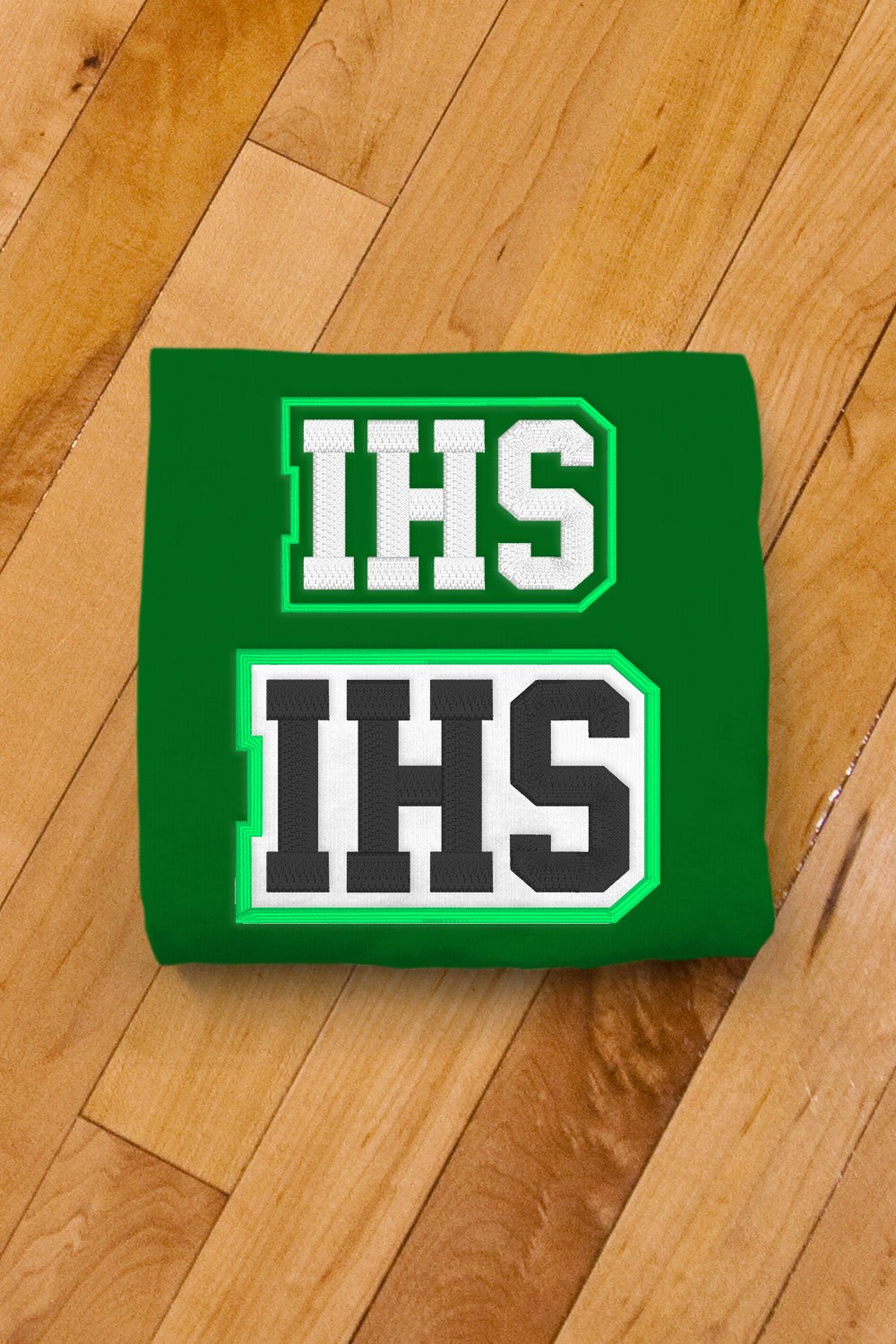 IHS High School Initials Embroidery File