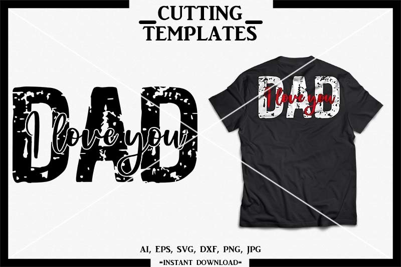 Fathers Day SVG, Distressed Fathers Day SVG, Cricut, Cameo