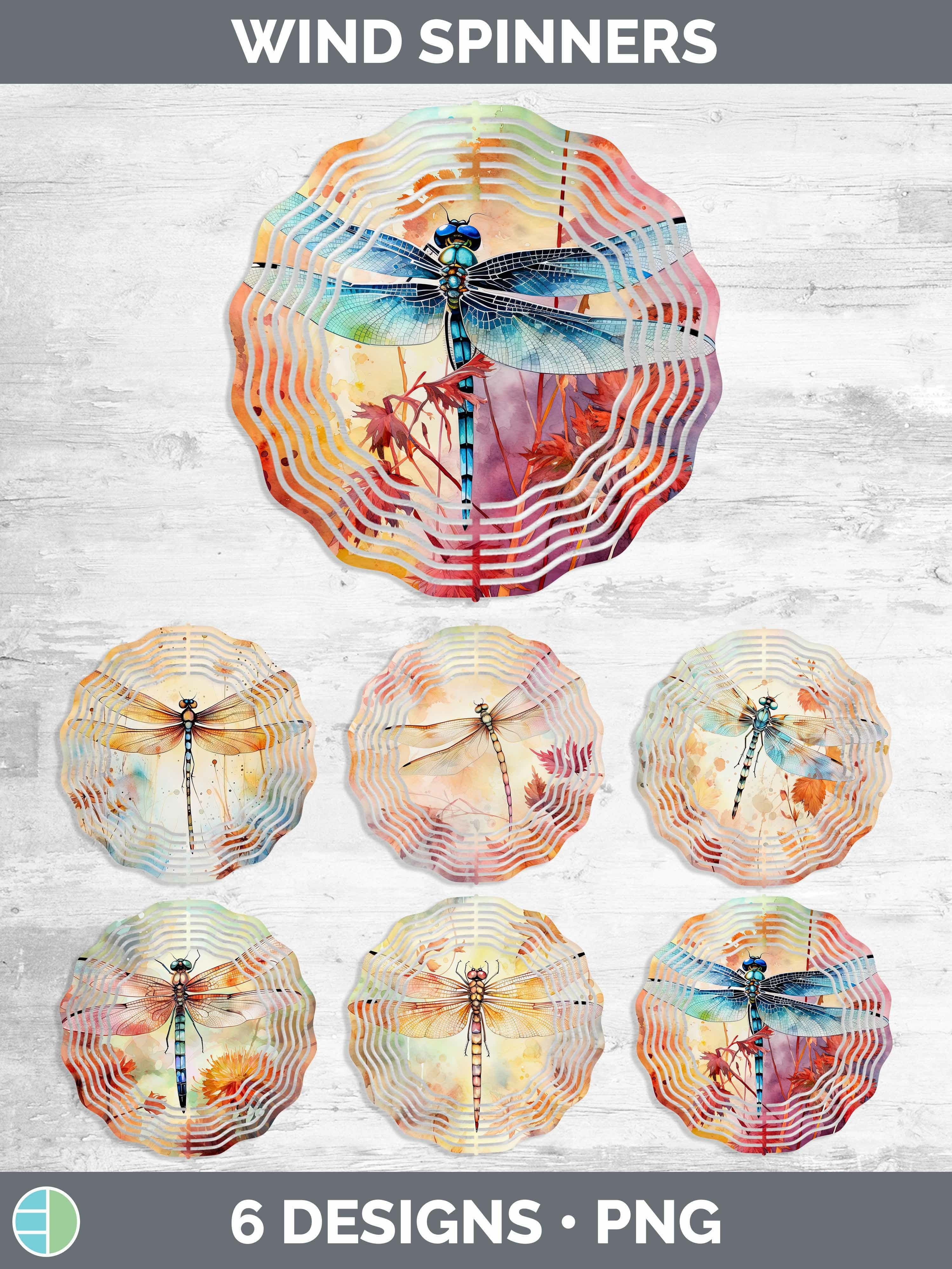 Autumn Dragonflies Wind Spinner | Bundle Spinner Designs