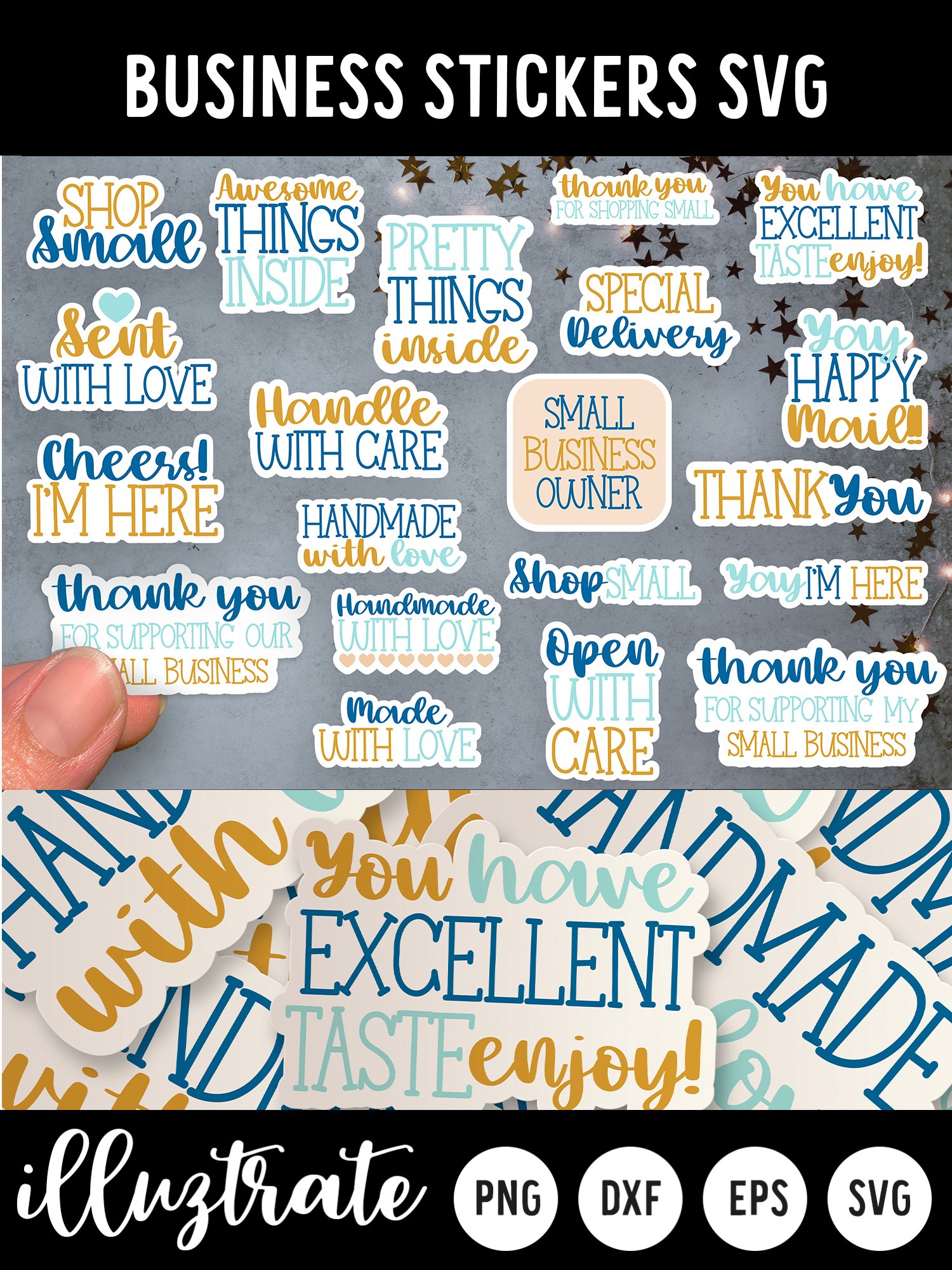 Business Stickers SVG