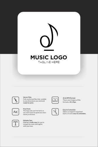 Music Instrument Logo