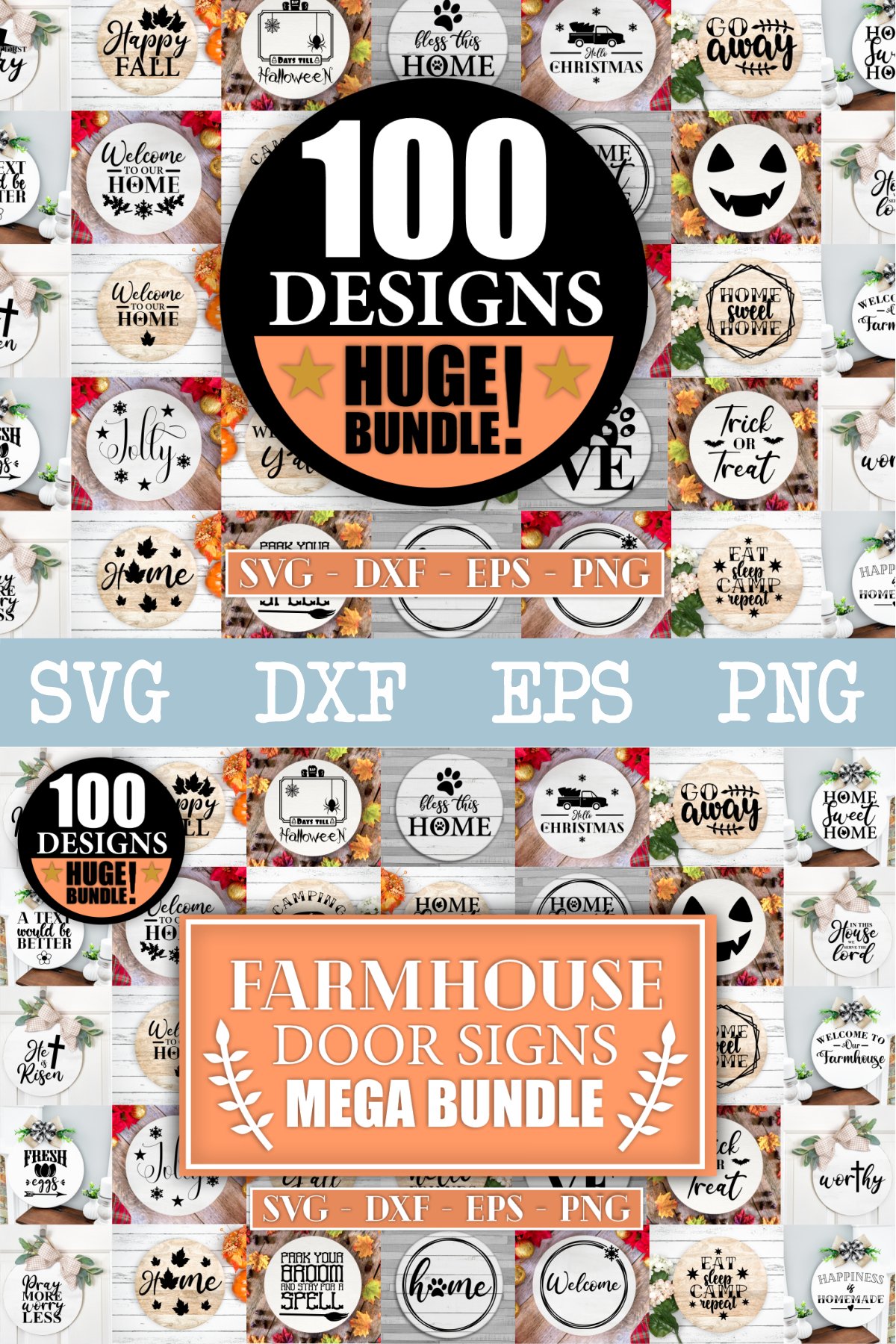 Mega Door Sign SVG Bundle
