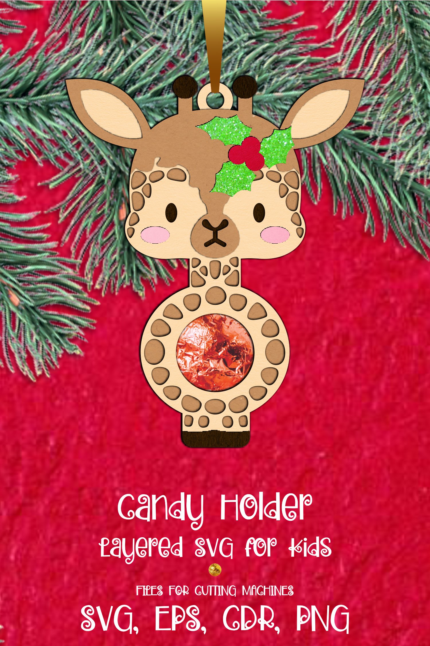 Baby Giraffe Candy Holder