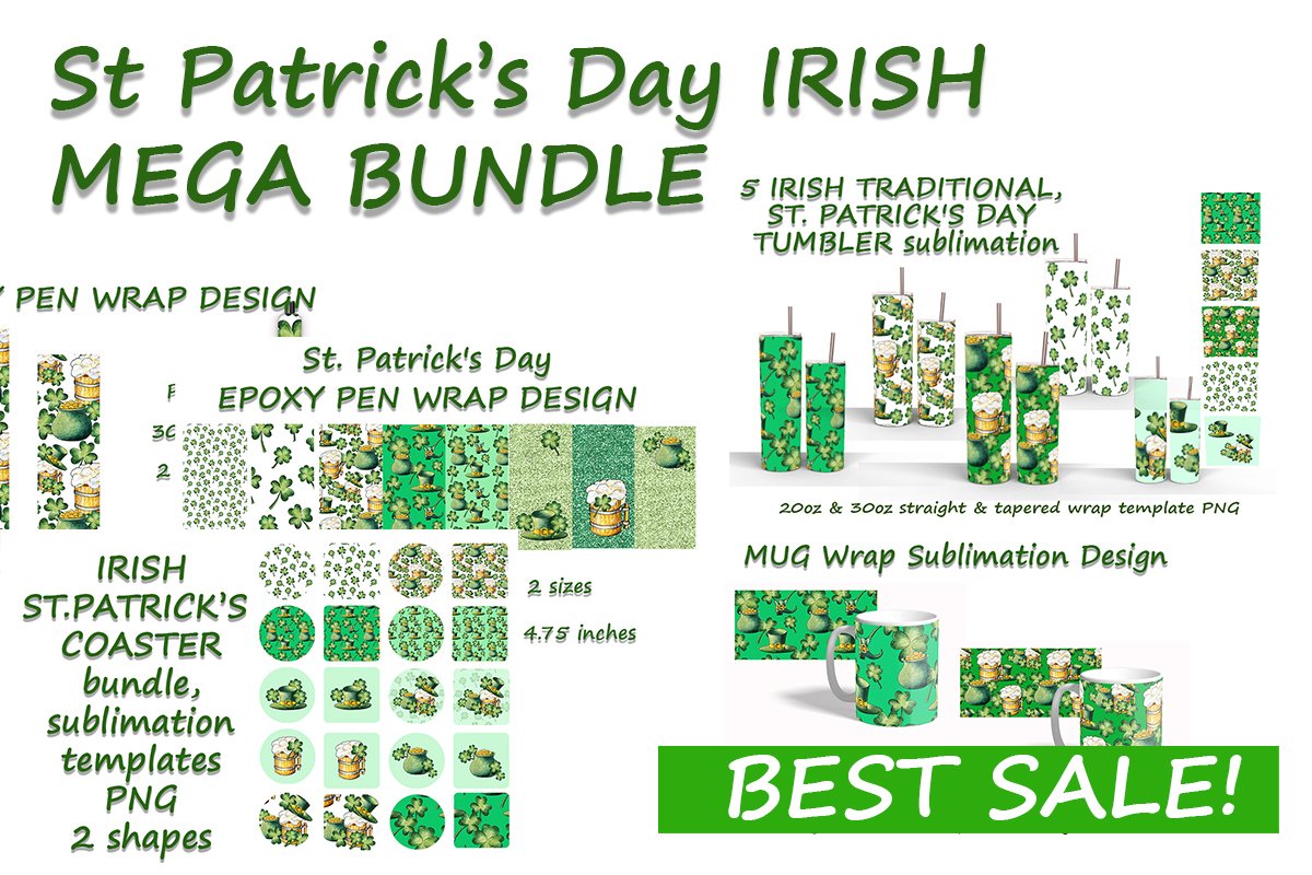 St Patrick's Day Irish Mega Bundle